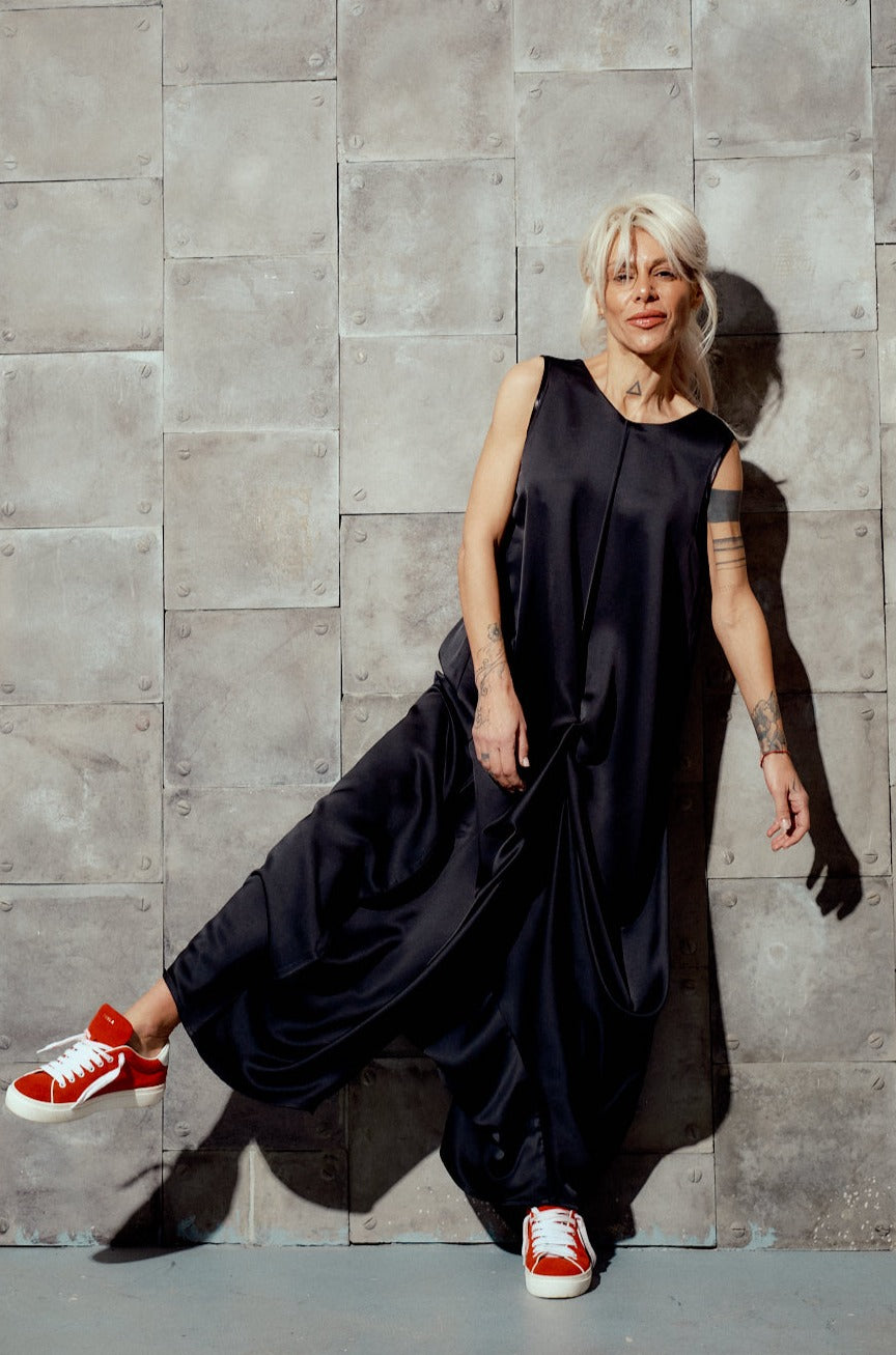 Black Softly Structured Jumpsuit – Clothes By Locker Room